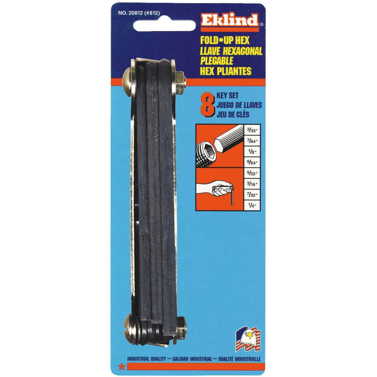 Eklind Heavy-Duty Hex Key Set, 8-Piece - Delaware, OH - The Hardware ...